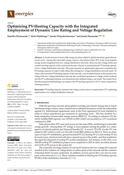 pdf optimizing pv hosting capacity with the integrated employment of