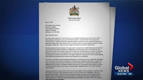Alberta Mla Booted From Ucp Caucus Now Running To Become Partys Leader