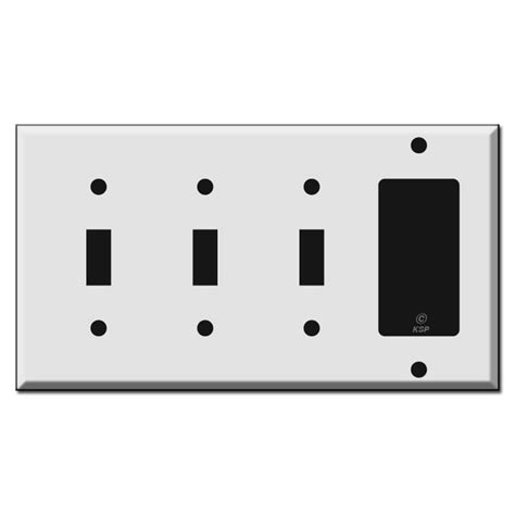 3 Toggle 1 Rocker Switch Plate Kyle Switch Plates
