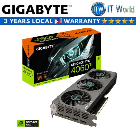 Gigabyte Rtx 4060 Ti Eagle Oc 8gb Gddr6 Geforce Graphic Card Gv