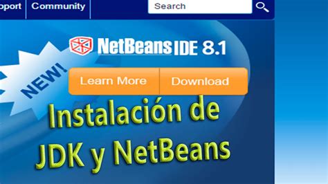 Instalación de JDK y NetBeans YouTube