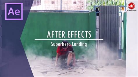 After Effects Superhero Landing Youtube