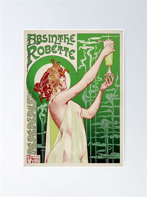 Vintage Absinthe Robette High Quality Advertising Poster Poster For