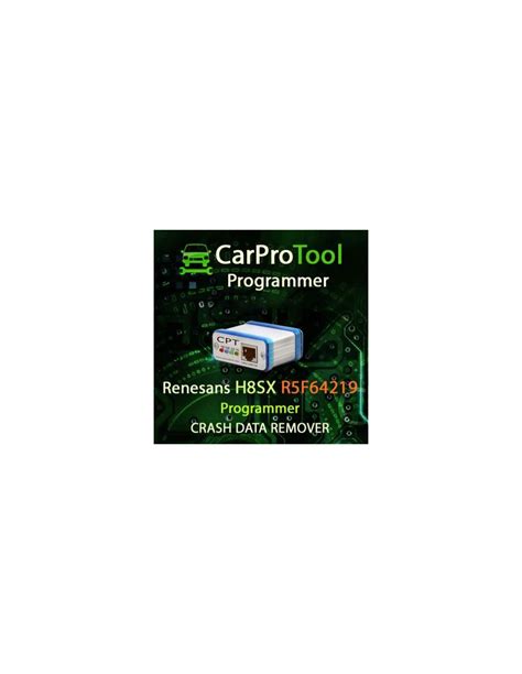 Cptsp12 Renesas R8cm32cr32 Programmer Crash Data Remover