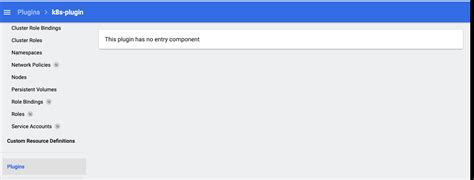 Dashboard Example Plugin Displays This Plugin Has No Entry Component