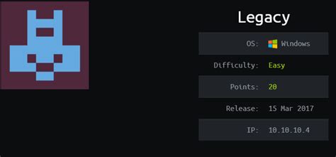 hack the box — legacy walkthrough writeup oscp by fularam prajapati