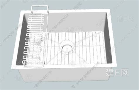 现代水槽 Sketchup模型sketchup模型库建e室内设计网