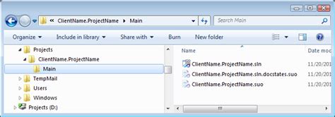 Recommendations For Setting Up A Visual Studio Solution For Tfs Imar Spaanjaars