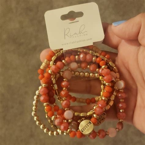 Riah Fashion Jewelry Riah Fashion Charm Mix Beads Bracelet Poshmark