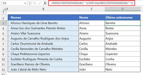 Como dividir texto no Excel a função TextoDivisão Guia do Excel