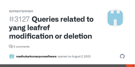 Queries Related To Yang Leafref Modification Or Deletion Issue