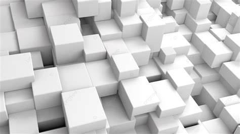 흰색 추상 배경에 가로로 튀어나온 사각형 모양의 3d 렌더링된 텍스처 벽돌 바닥 돌담 콘크리트 블록 배경 일러스트 및 사진 무료 다운로드 Pngtree