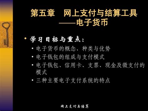 第五章 网上支付与结算工具word文档在线阅读与下载无忧文档