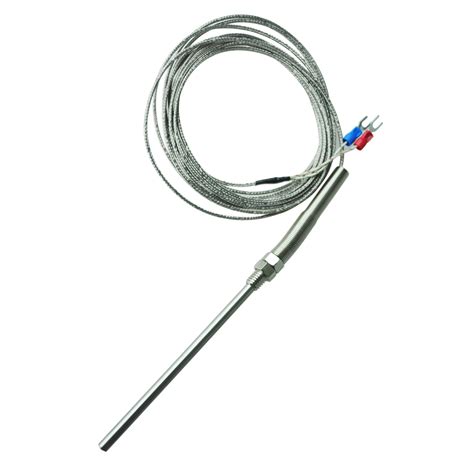 100 400c 13mm Thread 5mm Probe K Type Thermocouple Temperature Sensor