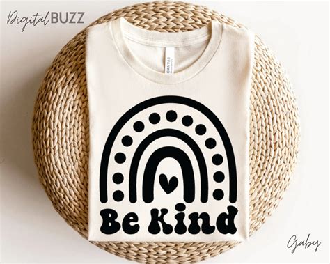 Rainbow Be Kind Svg Kindness Matter Svg Be Kind Svg Be Kind To All