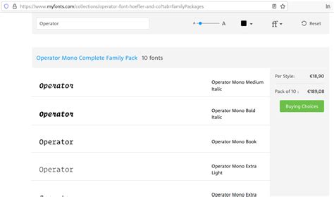 Include Operator Mono · Issue 1130 · Ryanoasisnerd Fonts · Github
