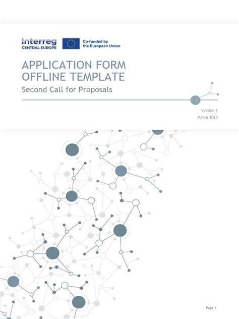 B Interreg Ce Application Form Call 2 With Guidance Pdf