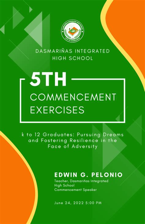 Commencement Exercises Program