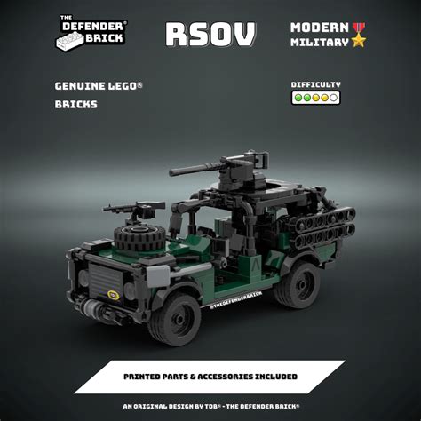 Tdb® Rsov Ranger Special Operations Vehicle The Defender Brick®