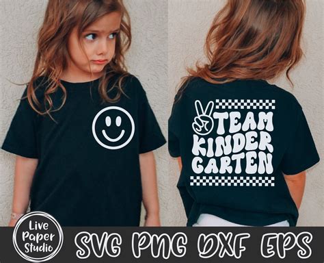 Team Kindergarten Svg Kindergarten Squad Svg First Day Of School Svg
