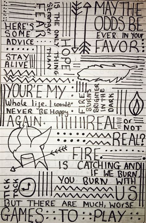Hunger Games Doodles Hunger Games Tattoo Hunger Games Drawings Hunger