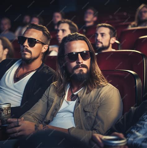 Premium Ai Image A Man Wearing Sunglasses And A White Shirt Is