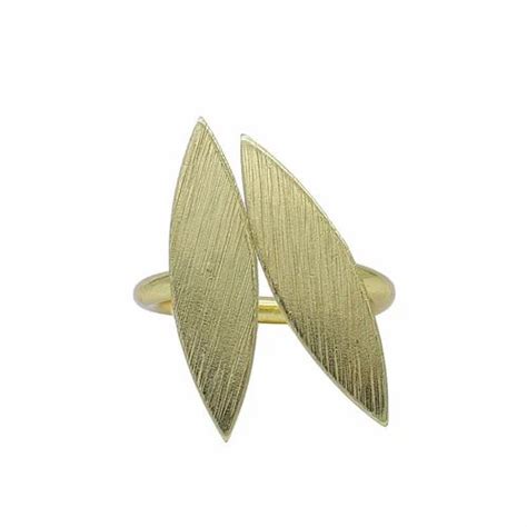 Soumya Creations Golden Brass Gold Plated Ring At ₹ 200piece In Jaipur