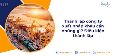 Thành Lập Công Ty Xuất Nhập Khẩu Cần Những Gì Điều Kiện Thành Lập