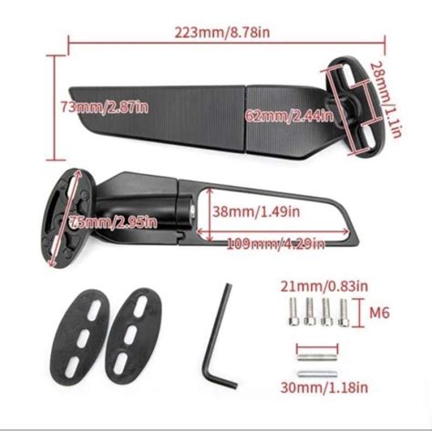 Promo Spion Winglet Stealh Spion Motor Winglet Universal Ninja Cbr R15