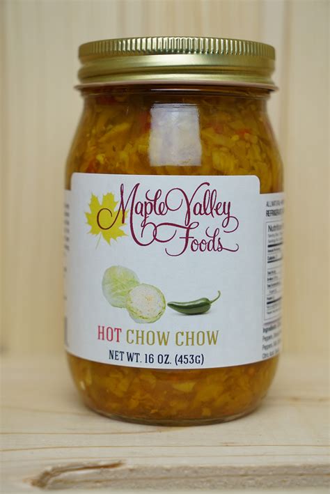 Hot Chow Chow Amish Jam Jelly Honey Pantry