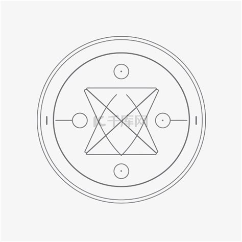 轮廓背景上内联的五角星 向量素材图片免费下载 千库网