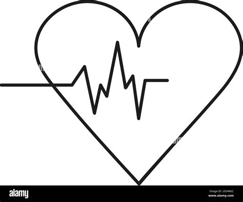Medicine Heart Simple Icon Editable Black Object On A White Background