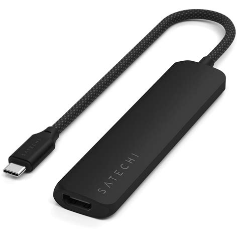 Satechii In Usb C Slim Multiport Adapter K Black Jb Hi Fi
