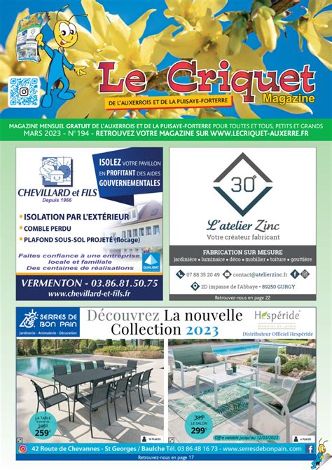 Le Criquet De L Auxerrois Et De La Puisaye Forterre Mars 2023