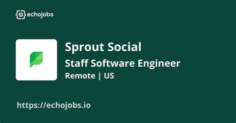 Sprout Social Is Hiring Staff Software Engineer Back End Usd 175k