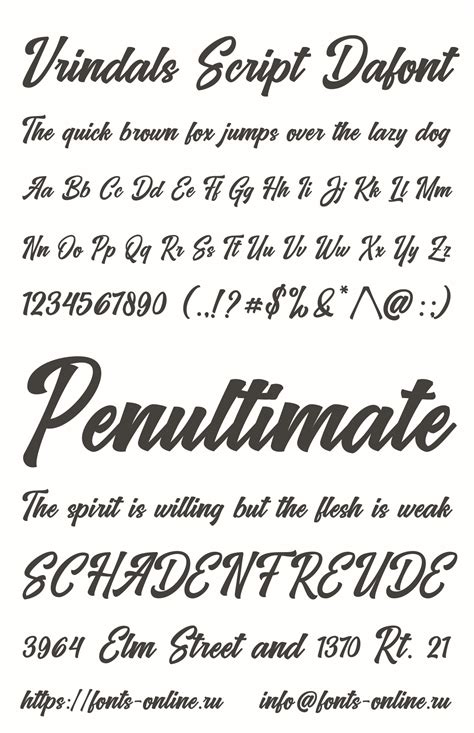Vrindals Script Dafont Font