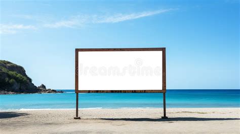 Impactante Imagen De Un Marco De Carteles En Blanco En Una Desolada