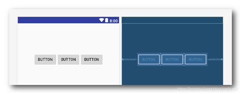 【约束布局】constraintlayout 之 Chains 链式约束 Chains 简介 代码 及 布局分析 链头设置 间距设置 风格设置 权重设置