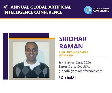 Sridhar Raman On Linkedin Bigdata Artificialintelligence Santaclara