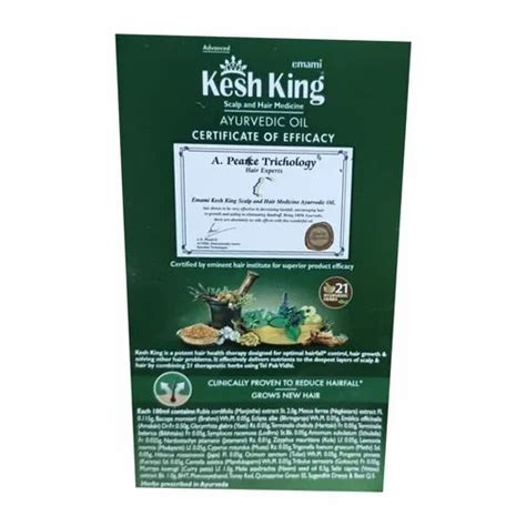 Natural Ayurvedic Kesh King Oil, Liquid, Packaging Size: 30ml at best ...