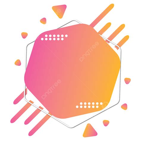 Creative Shape Design Frame Shape Gradient Png And Vector With