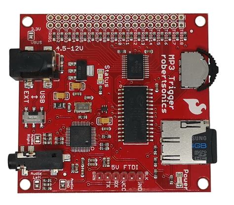 Sparkfun Mp3 Trigger Board Printed Droid