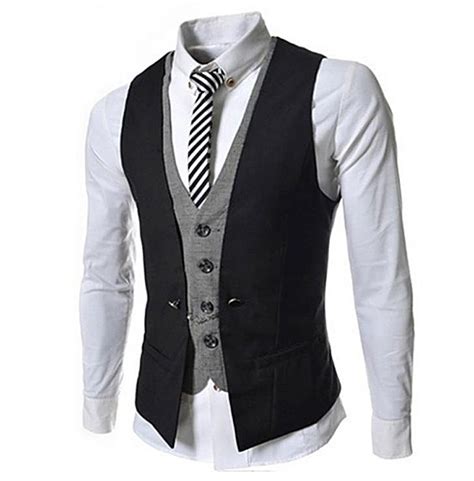 Steampunk Goth British Style Slim Fit Vest Waistcoat Rebelsmarket