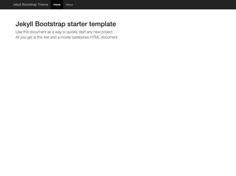 jekyll bootstrap theme