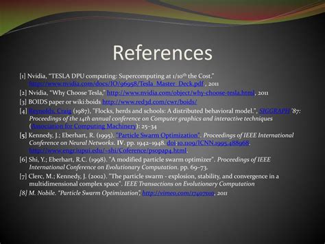 Ppt A Fully Saturated Opencl Particle Swarm Optimizer Powerpoint