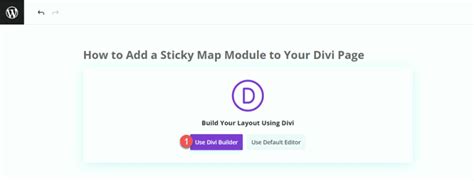 How To Add A Sticky Map Module To Your Divi Page