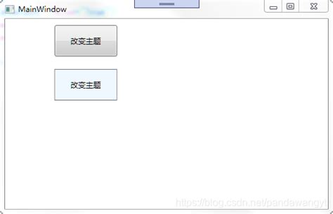 Wpf实现一键（换肤）切换主题颜色wpf 点击按钮改变颜色 Csdn博客