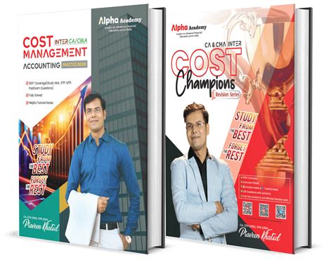 Ca Cma Inter Cost Accounting Practice Books Cost Champions Revision