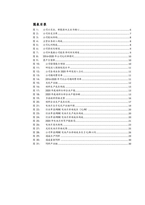 2021年通威股份公司成本技术优势与硅料行业竞争格局分析报告（33页）pdf 先导研报 专业实时研报分享，行业研究报告下载，券商研报
