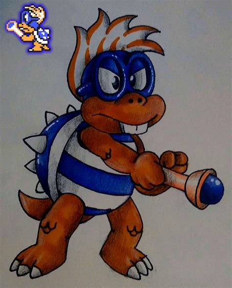 Iggy Koopa Smb3 Sprite By Anxiousalex2004 On Deviantart